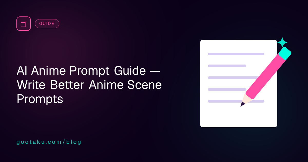 AI Anime Prompt Guide | Gootaku